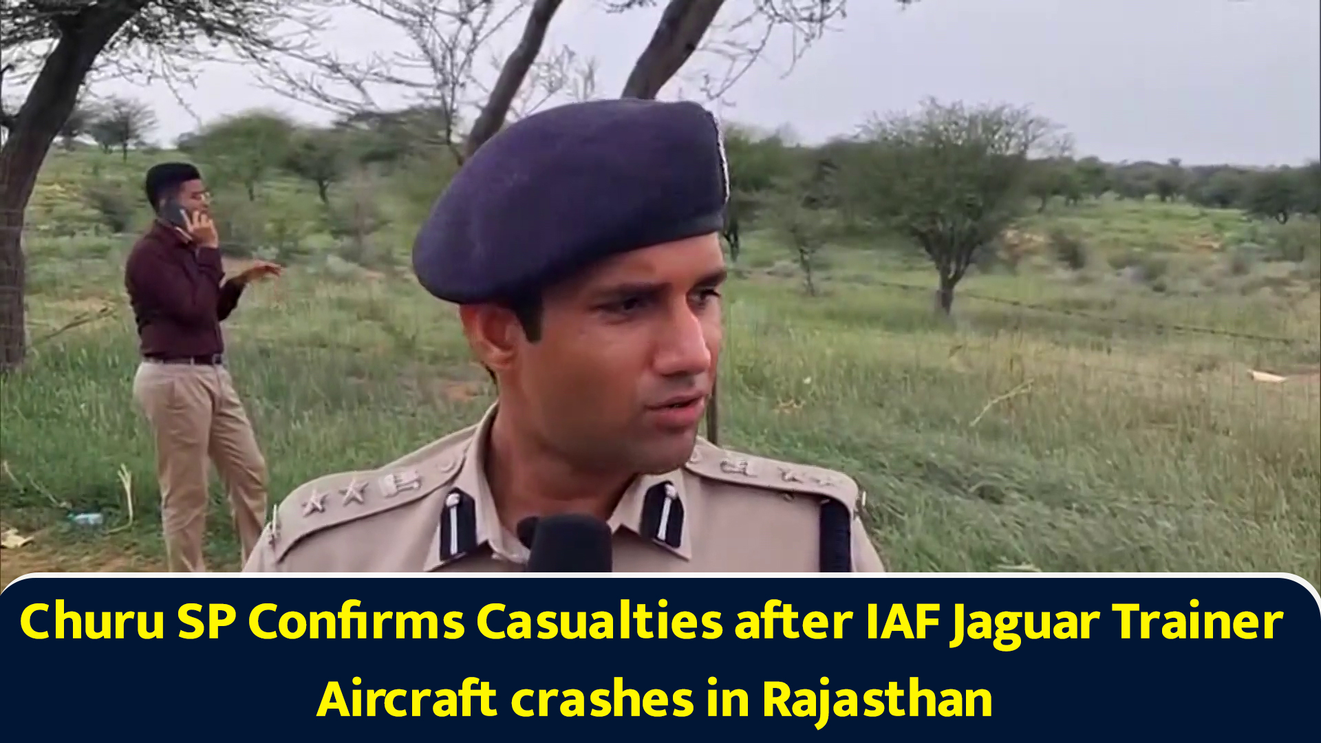 Churu SP Confirms Casualties after IAF Jaguar Trainer Aircraft crashes ...