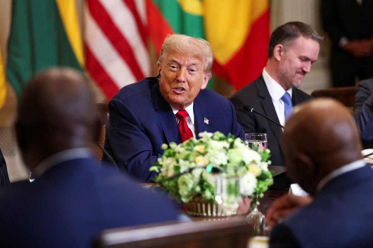 Trump asks Liberian president where he learned English - his country’s ...