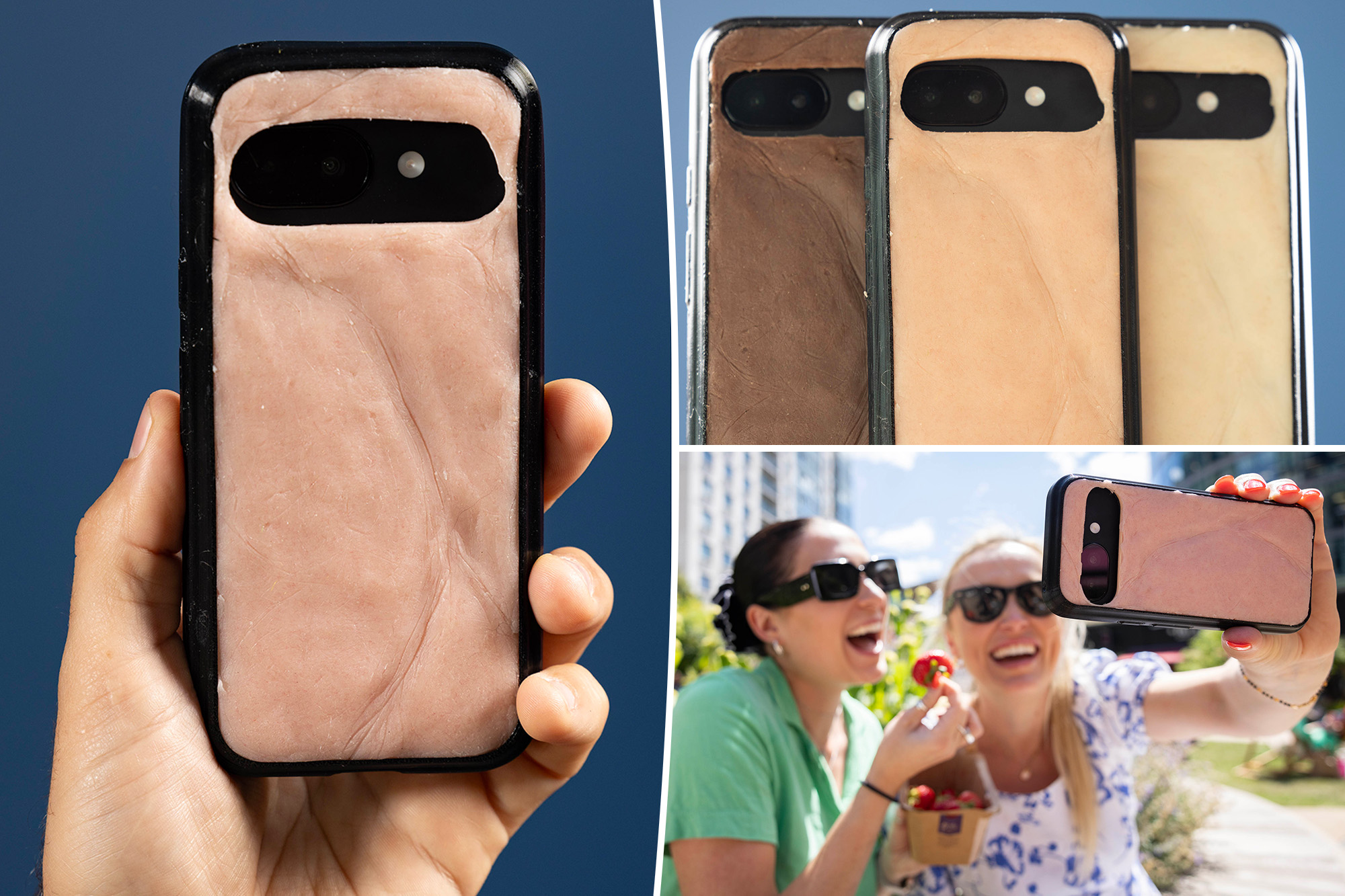 Weird silicone phone case feels like human skin — and it can even get ...