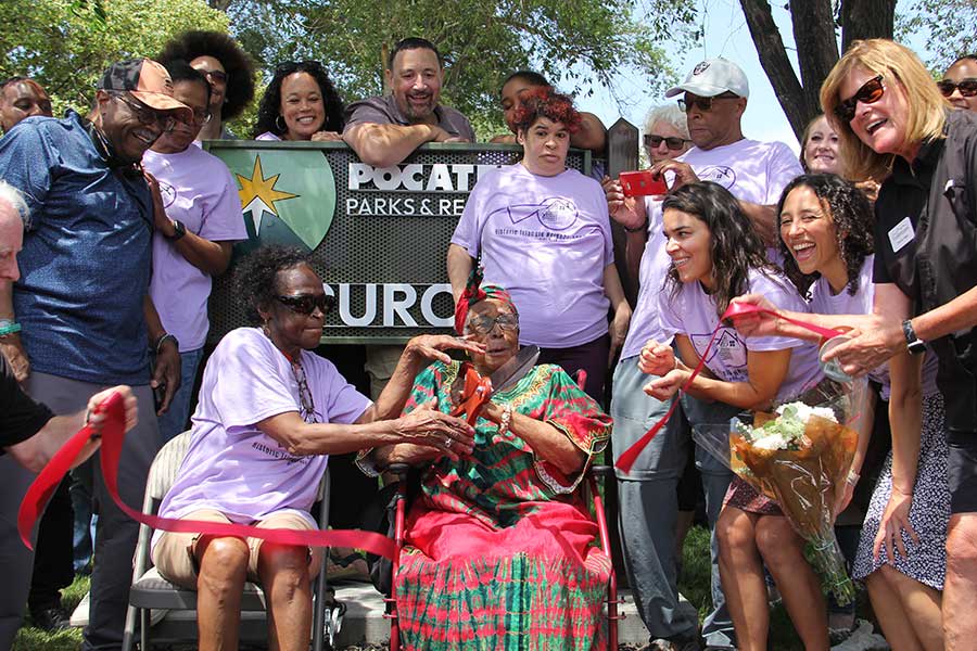 Pocatello ‘royalty’ cuts ribbon on newly refurbished Purce Park