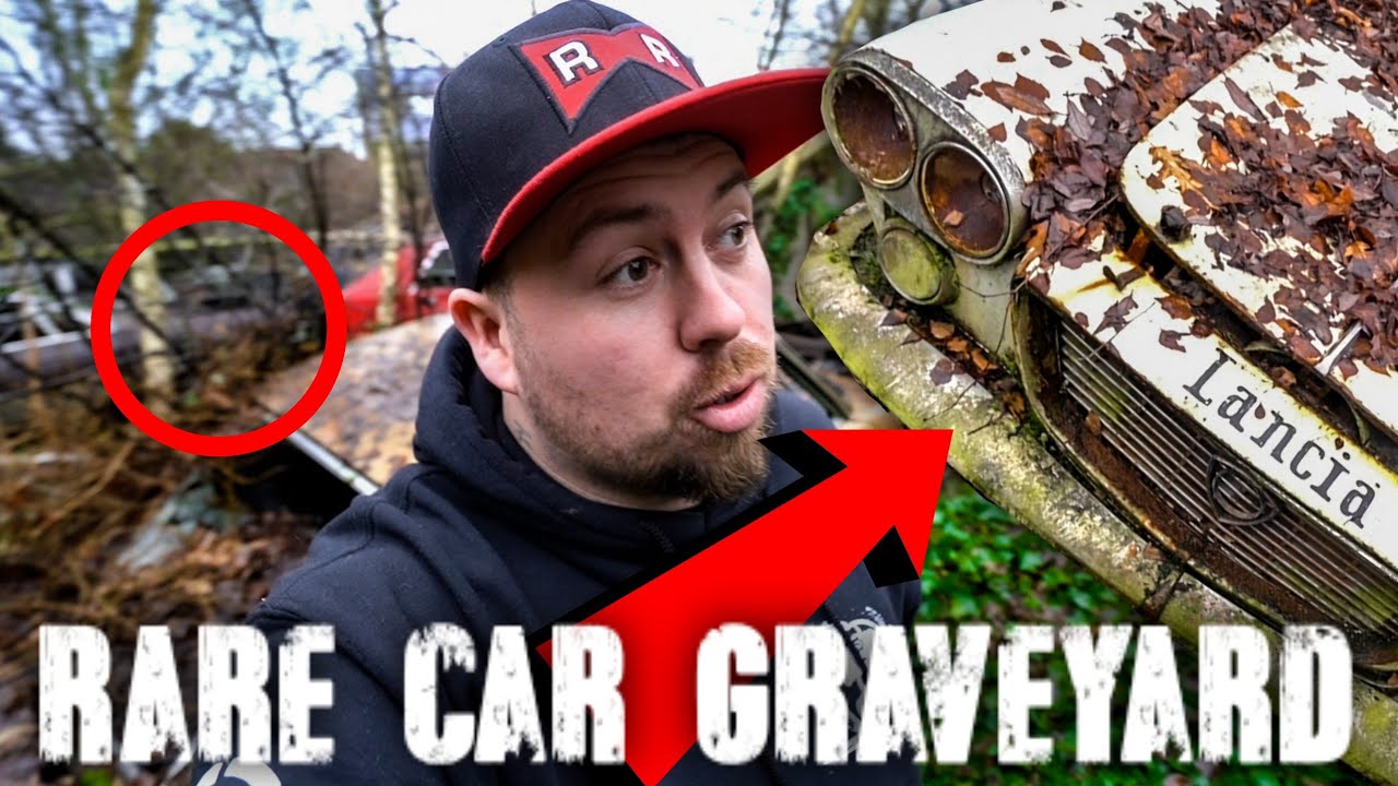We found abandoned RARE lancia car graveyard in someone's back garden