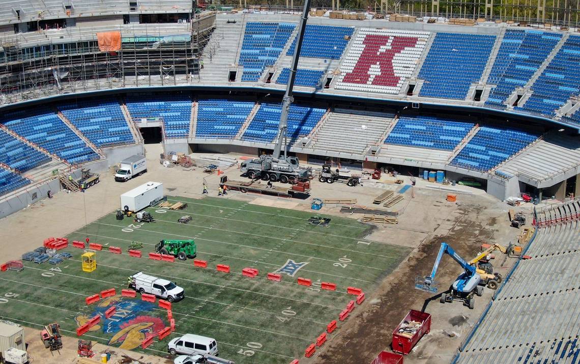 Here's the renovation work that remains at Kansas Jayhawks' football ...