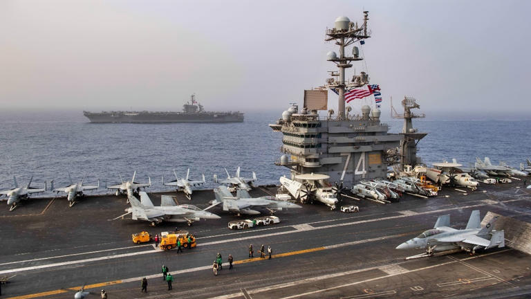 Aircraft Carrier John C. Stennis Has a Message for the U.S. Navy