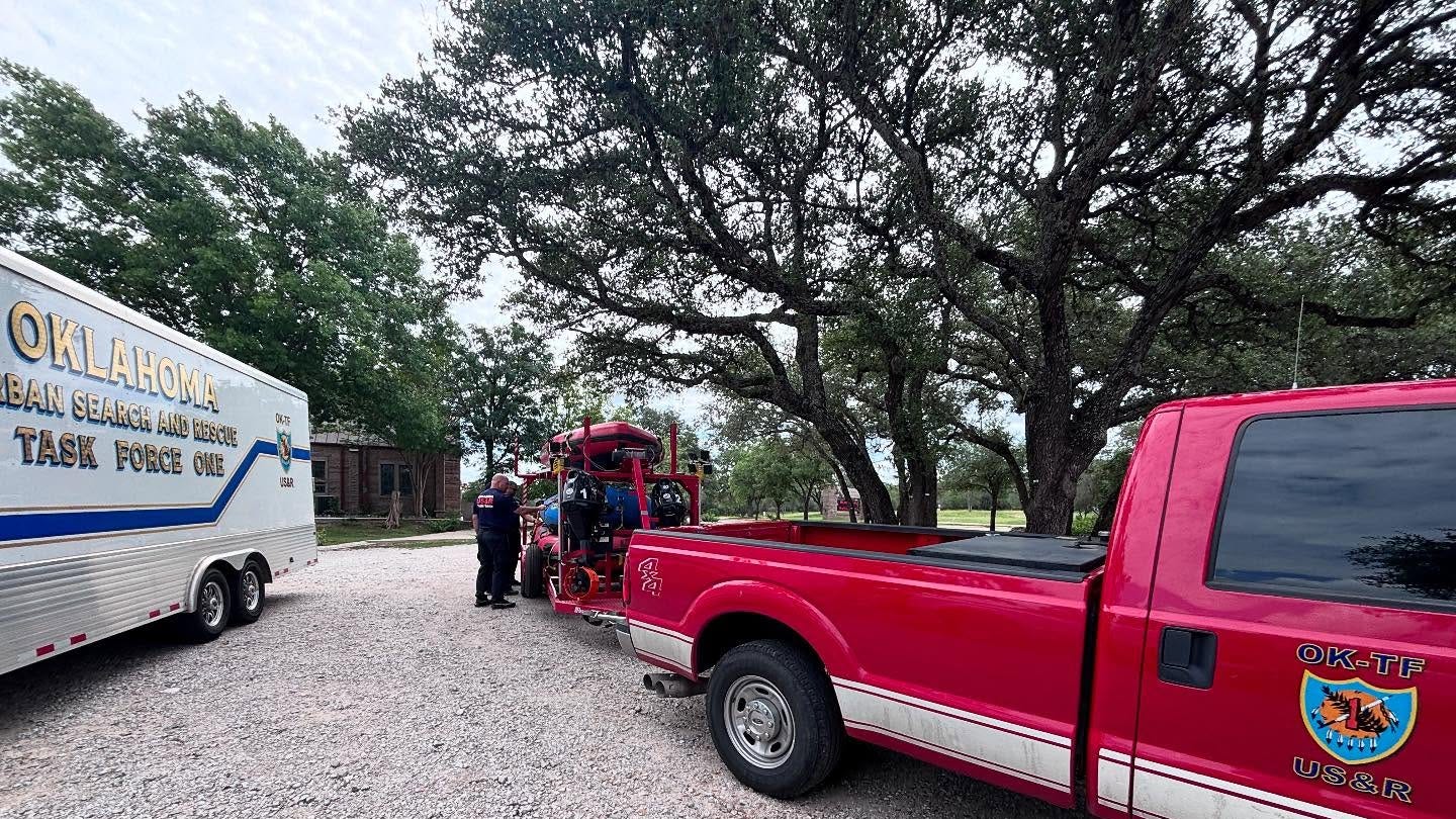 OKCFD gives update on task force deployed to help Texas flooding victims