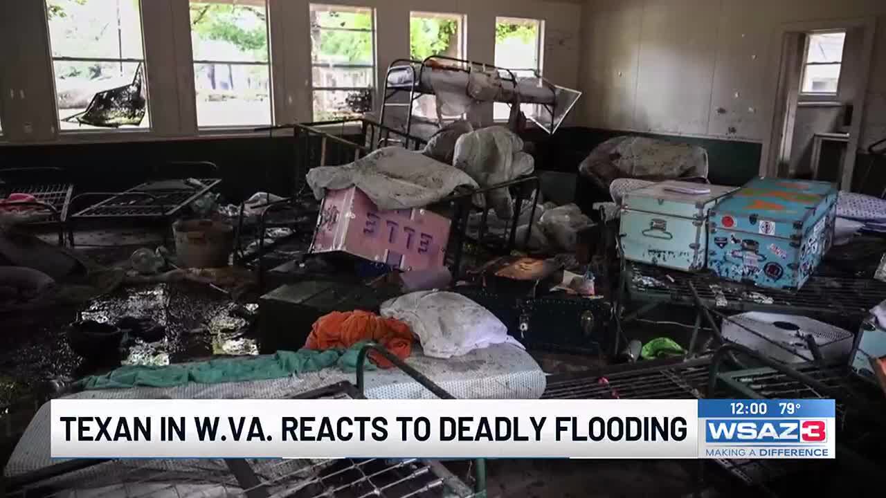 Texas resident vacationing in West Virginia reacts to deadly flooding