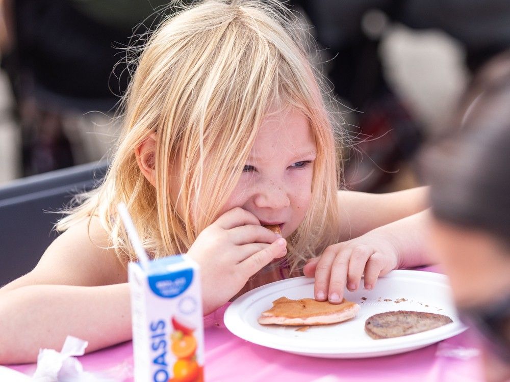 Power of pancakes on display at two Wednesday morning breakfasts
