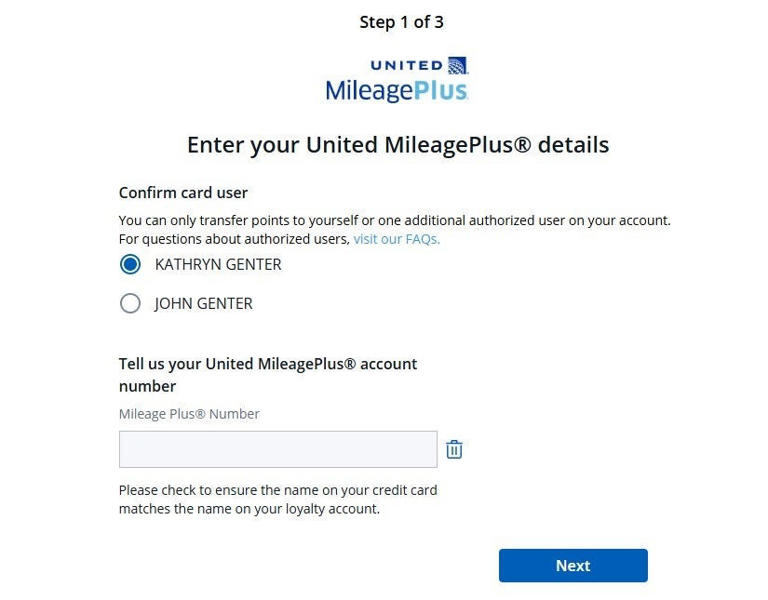 How to transfer Chase Ultimate Rewards points to United MileagePlus