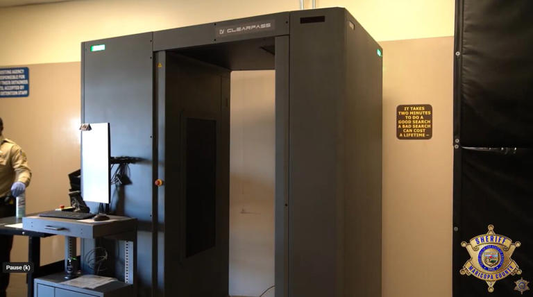 New body scanners being used at Phoenix-area jails to detect drugs