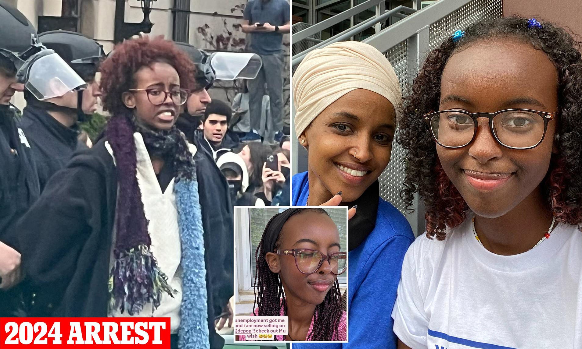 'Squad' Dem Ilhan Omar's daughter, 22, reveals embarrassing 'career ...