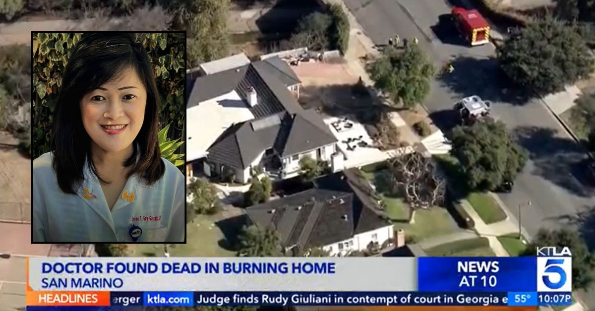 Doctor found dead in house fire was killed by the husband she was ...