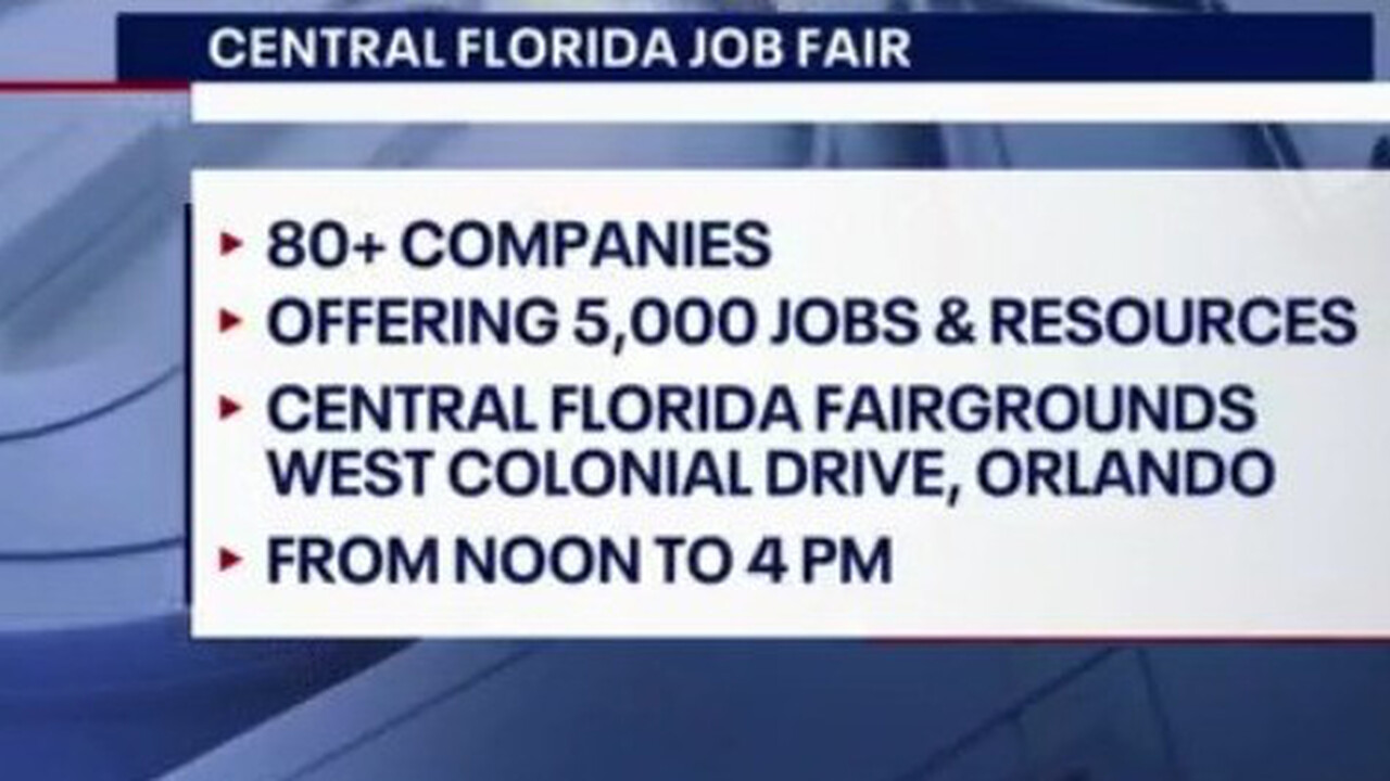 Central Florida Job Fair taking place today