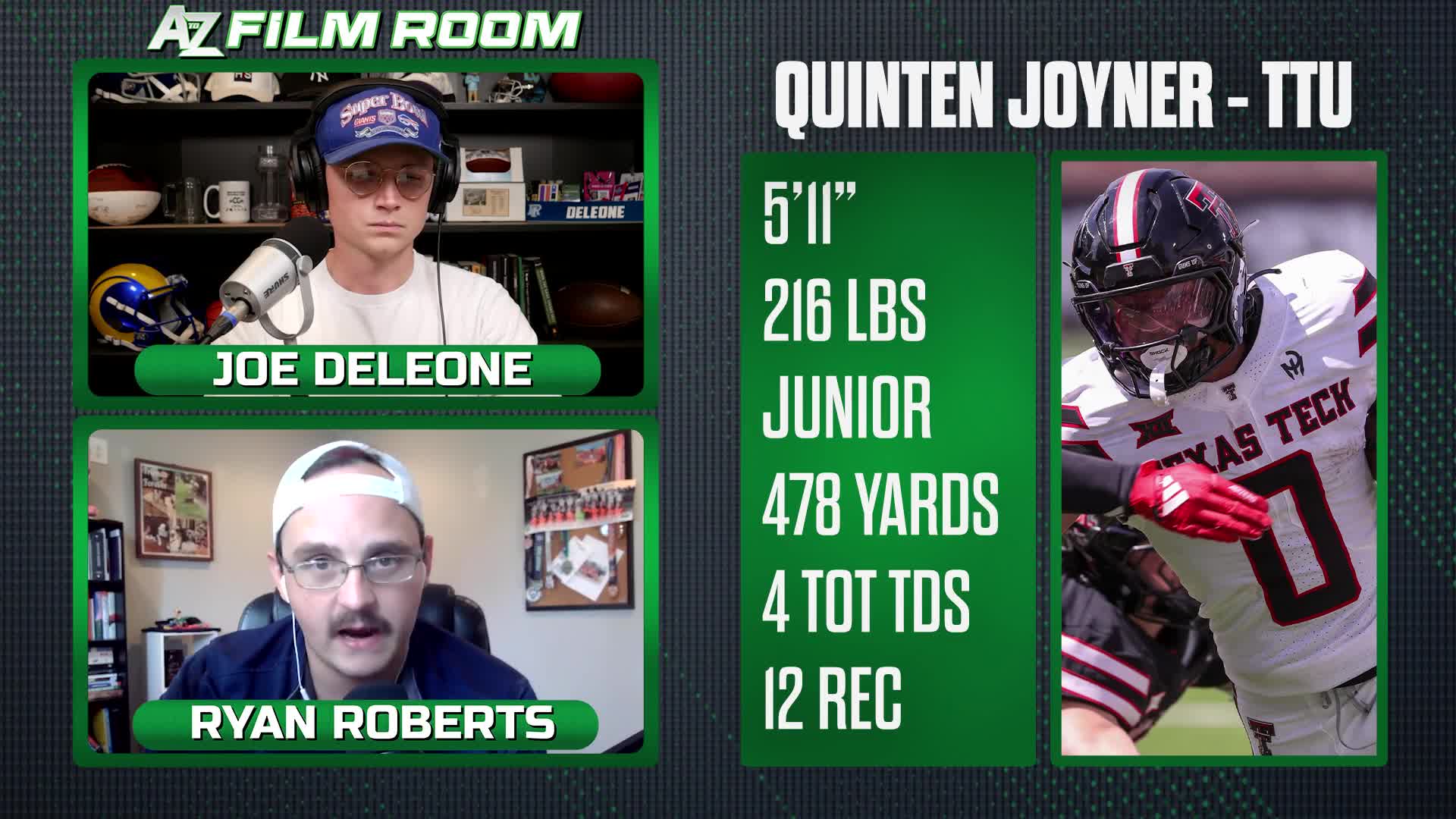 Texas Tech RB Quinten Joyner 2026 NFL Draft