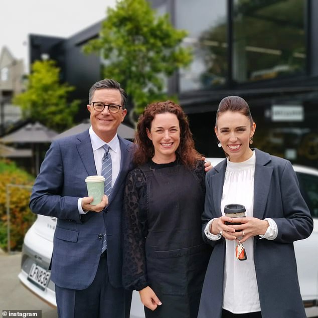 Café where Jacinda Ardern took Stephen Colbert in NZ closes as ex-PM ...