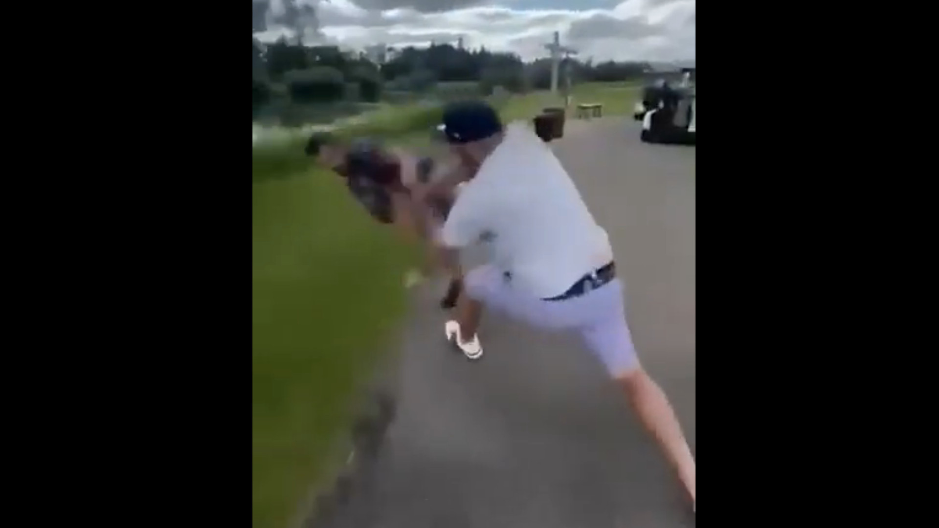 ‘Happy Gilmore’ happens in real life as former hockey player fights at ...