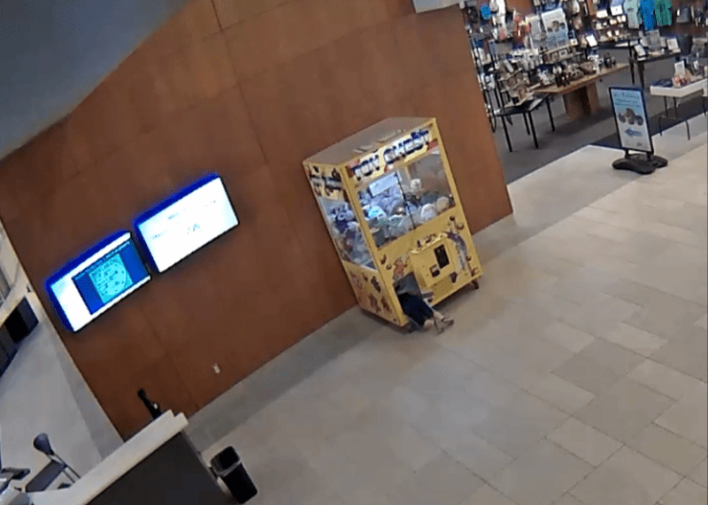 WATCH: First responders rescue child stuck inside claw machine in Ohio