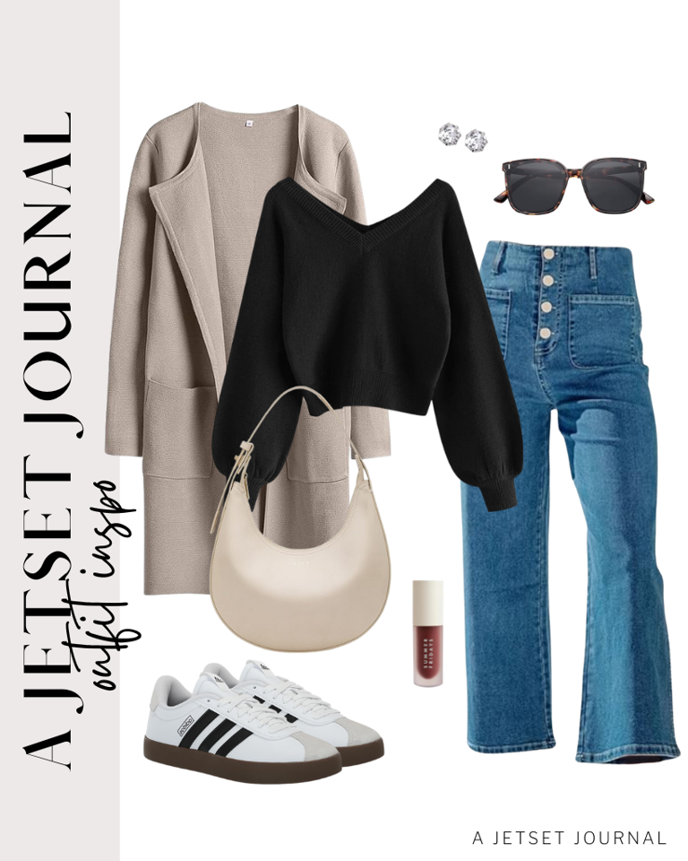 Easy Styling Inspo With Cozy Layers and Cute New Jeans
