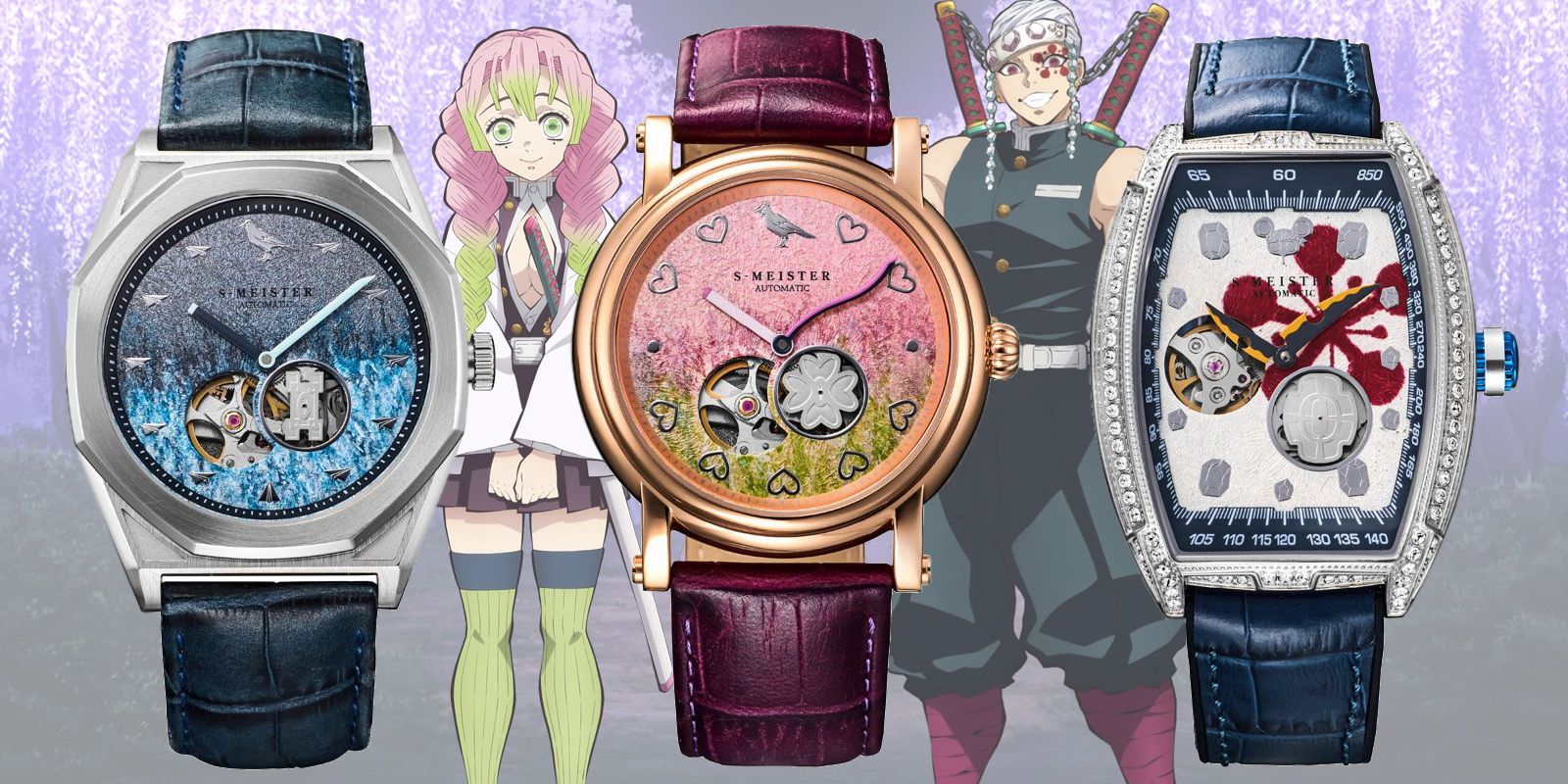 Demon Slayer's New Mechanical Watch Release Reveals Stunning Models for ...