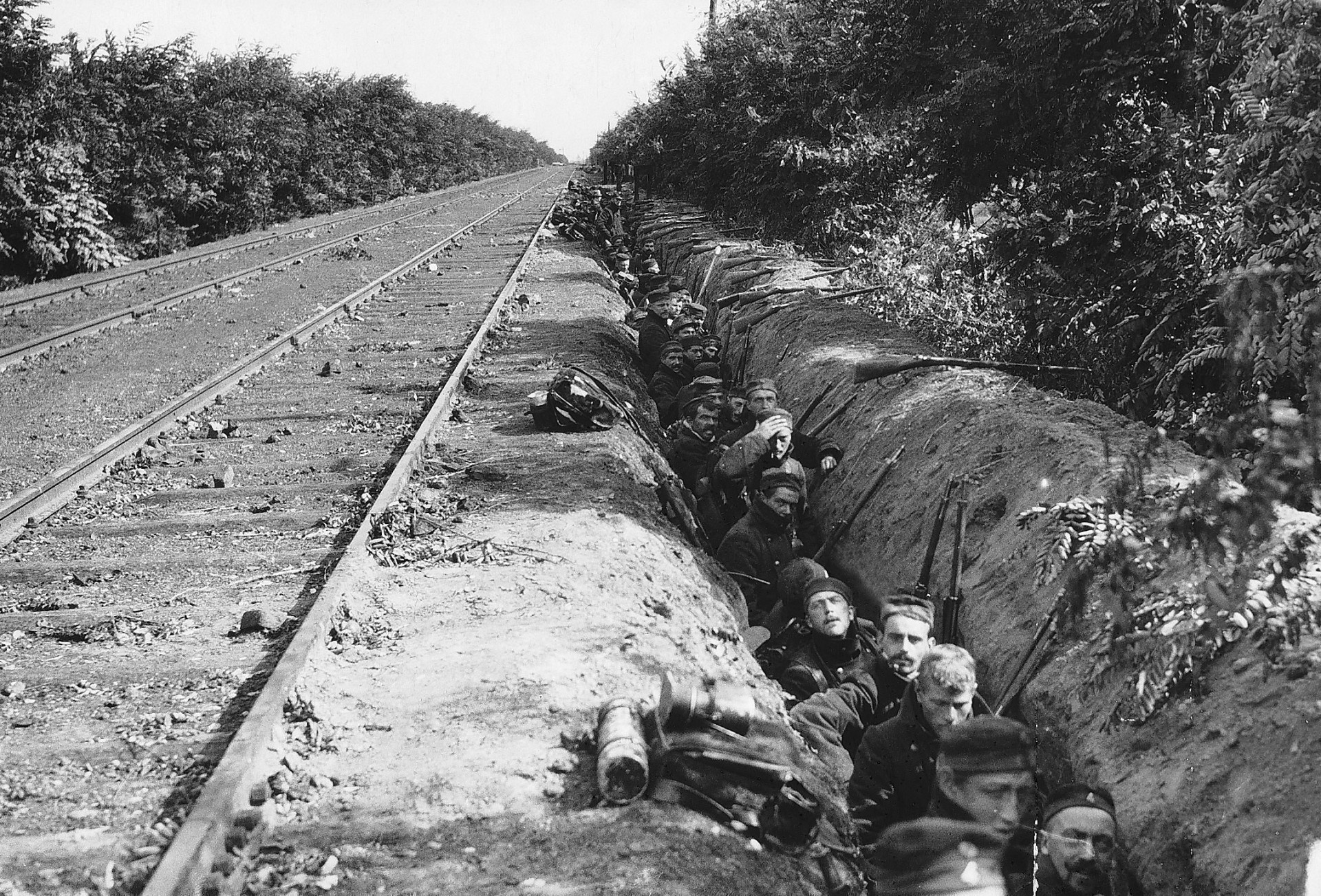What was trench life like during the First World War?