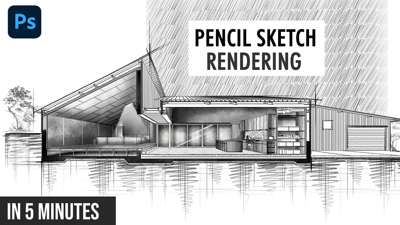 5-Minute Pencil Rendering Tutorial for Architects — Quick & Easy