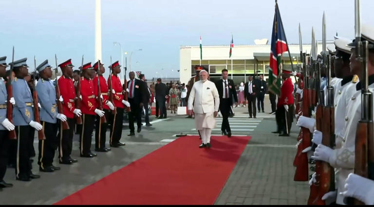 PM Modi leaves for home after concluding visit to Namibia