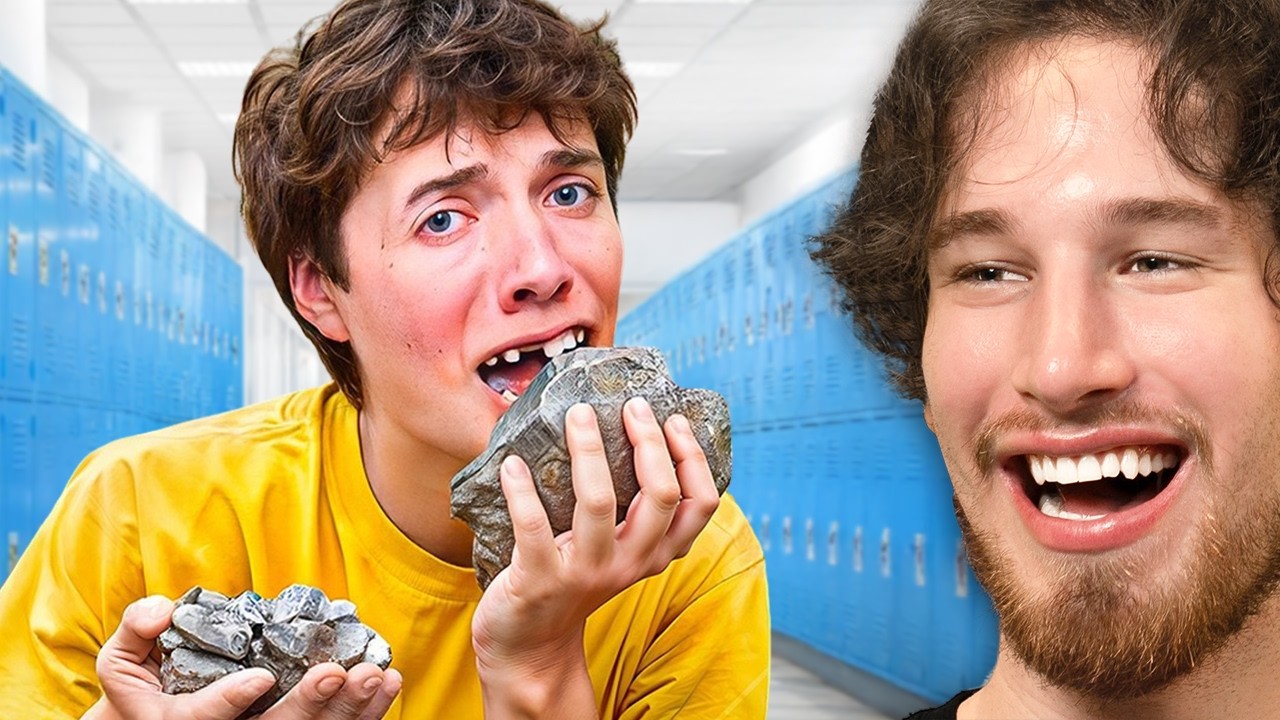 Strange Kid Won't Stop EATING ROCKS