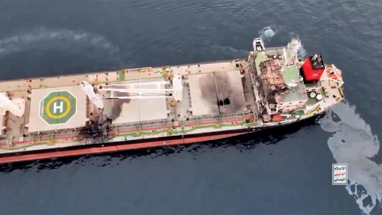 Video: Cargo Ship Eternity C Sinks in the Red Sea After Houthi Attack