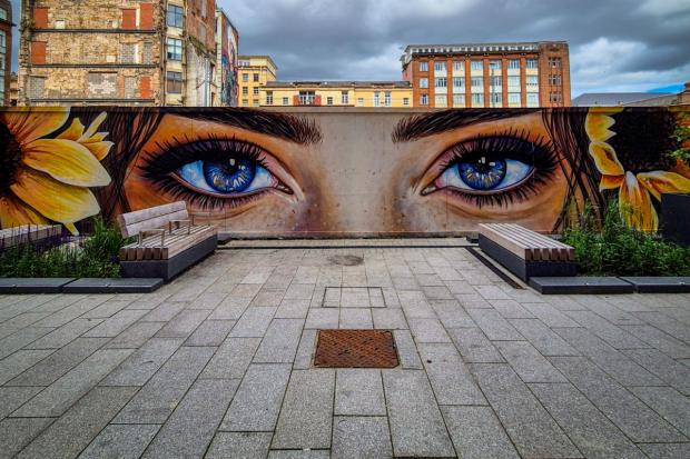New mural appears by iconic artist in area that feels 'like Spain or Italy'