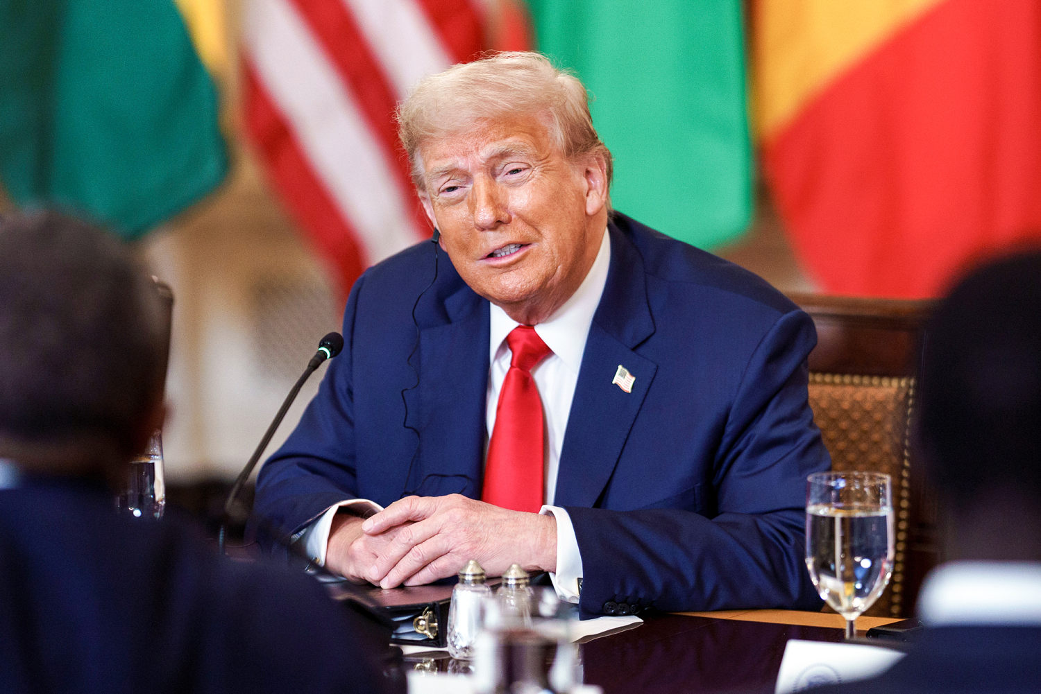 Trump says the president of Liberia, where English is the official ...
