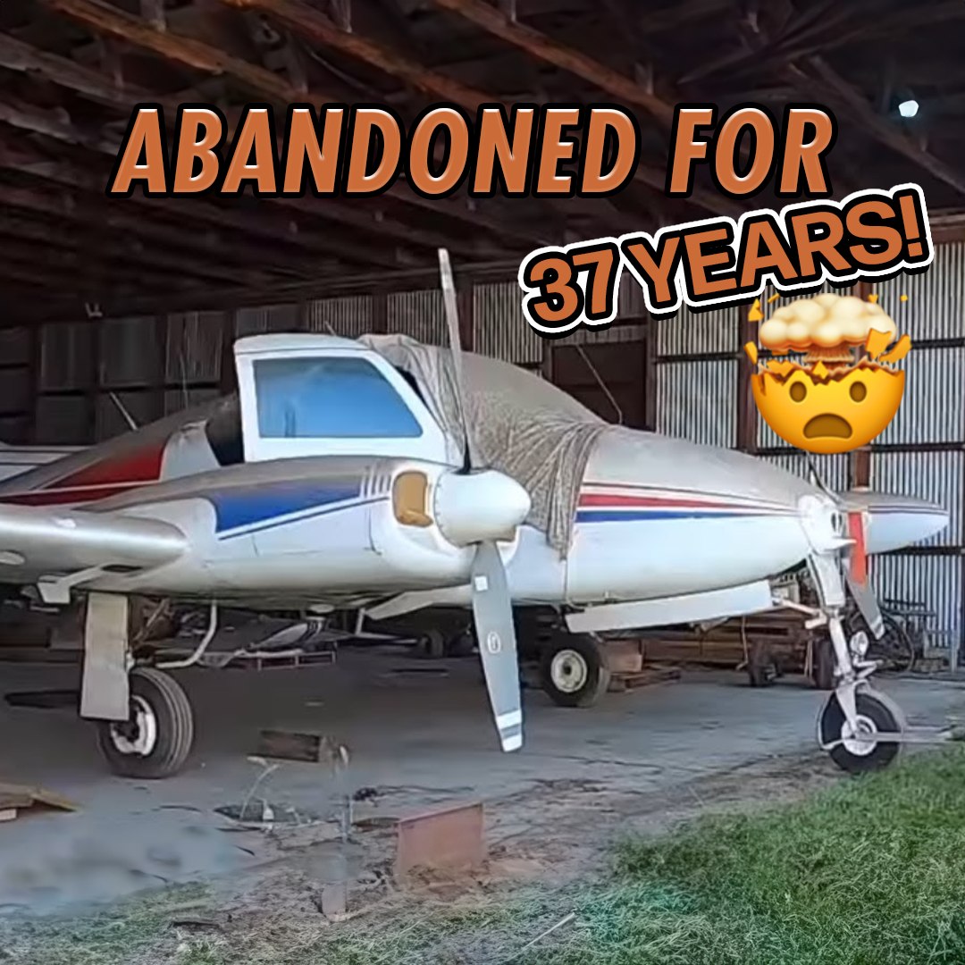 From Dust to Skies: 37-Year Abandoned Airplane Resurrection! 🛠️
