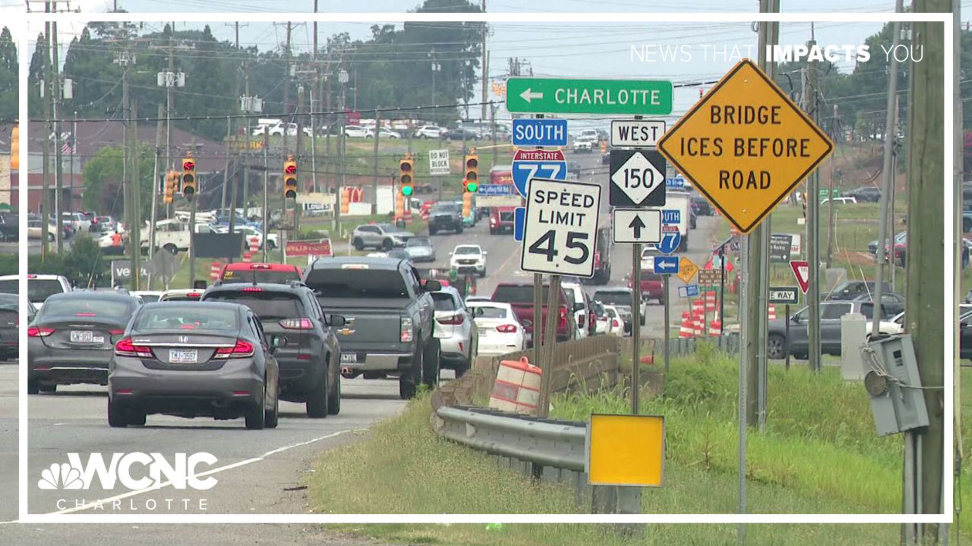 Construction to begin on massive 10-lane bridge over Interstate 77 in ...