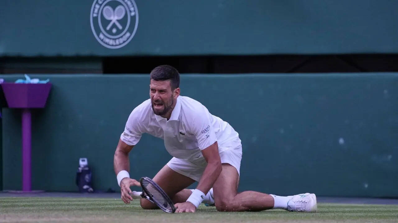 Novak Djokovic’s ‘Nasty Fall’ At Wimbledon Sparks Injury Concern Before ...