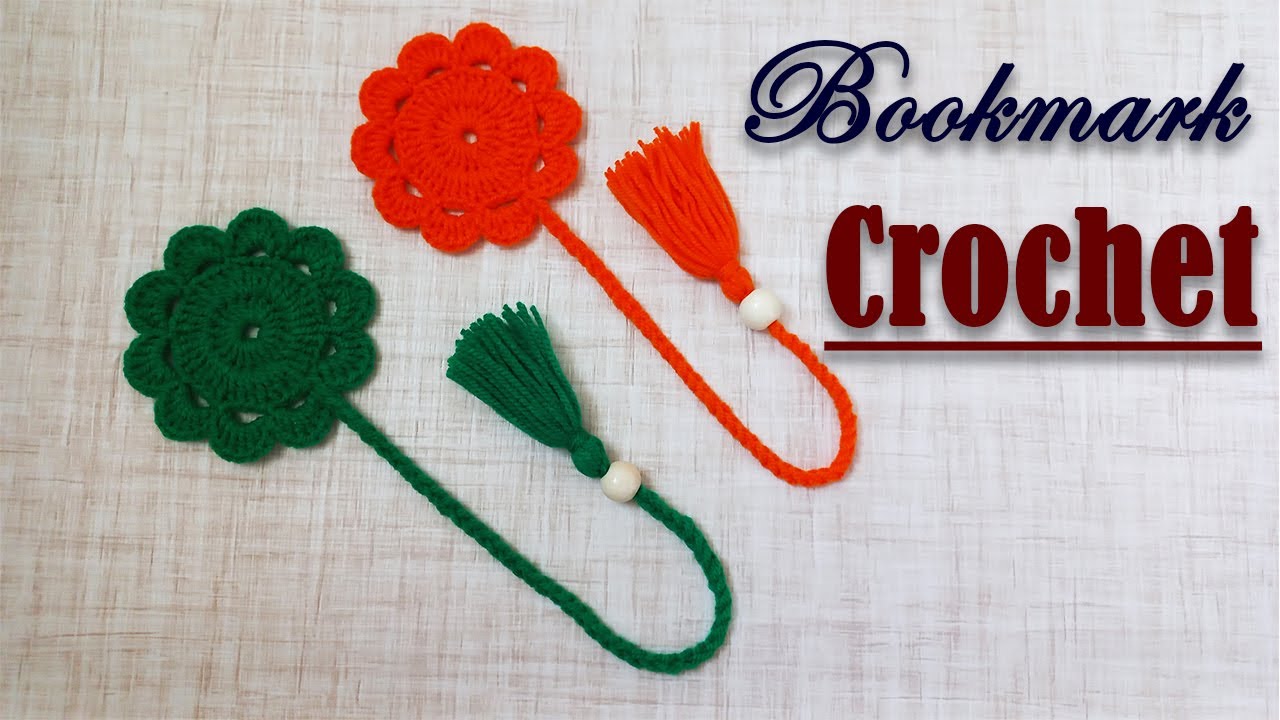 Easy Crochet Bookmark Pattern | Bookmark Crochet