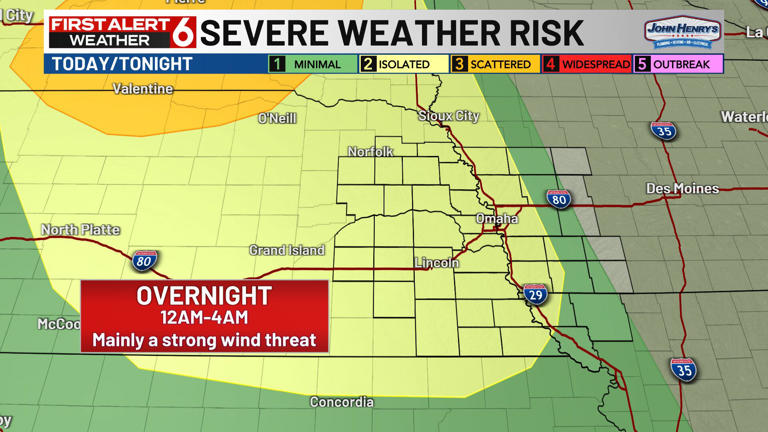 First Alert 6 Weather Day: Severe storms expected overnight, again ...