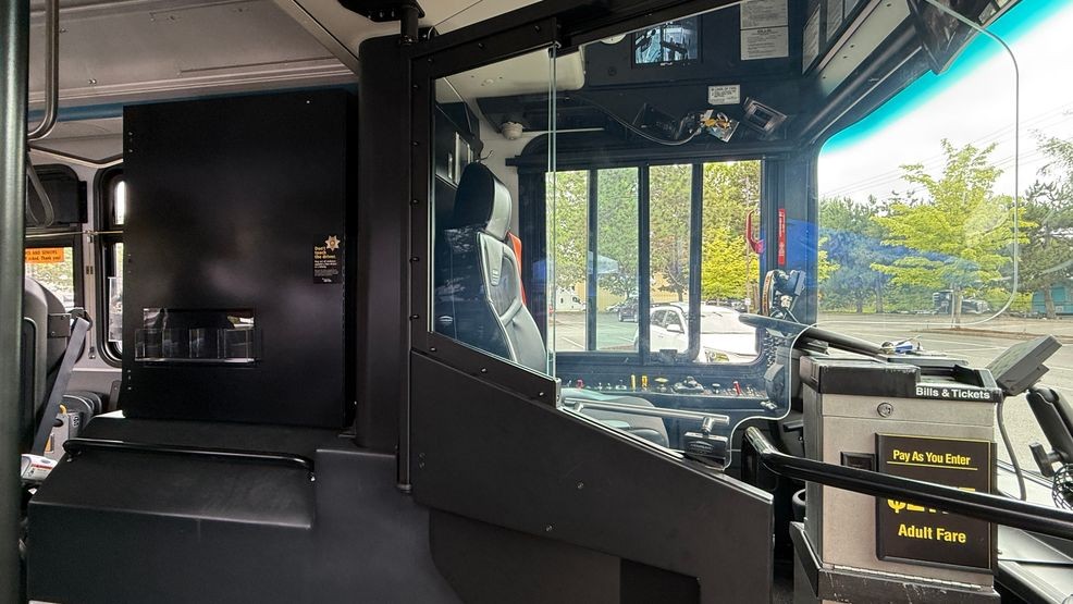Transit Safety Task Force sees new protective barriers for King County Metro buses
