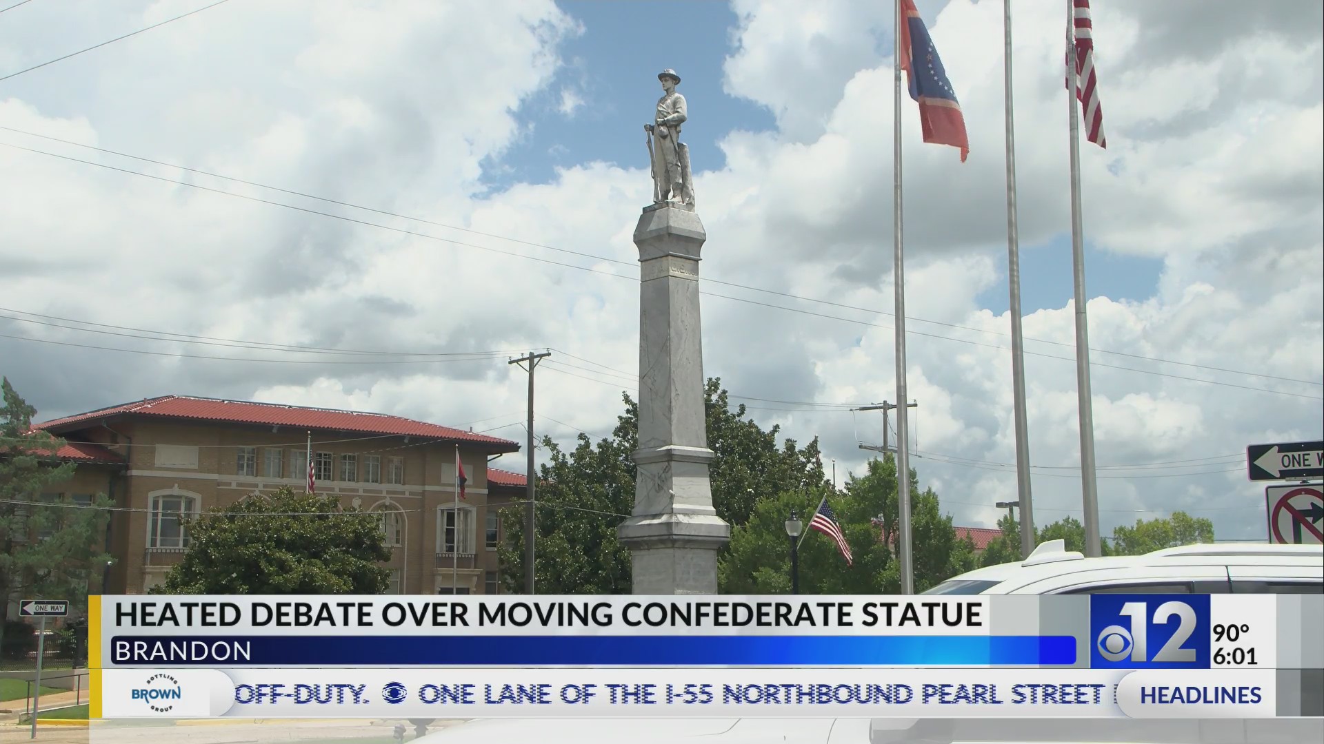 Brandon residents speak on whether to remove Confederate statue