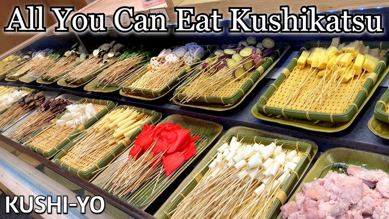 All-You-Can-Eat Kushikatsu and Sushi Buffet at Kushi-Yo in Yokohama