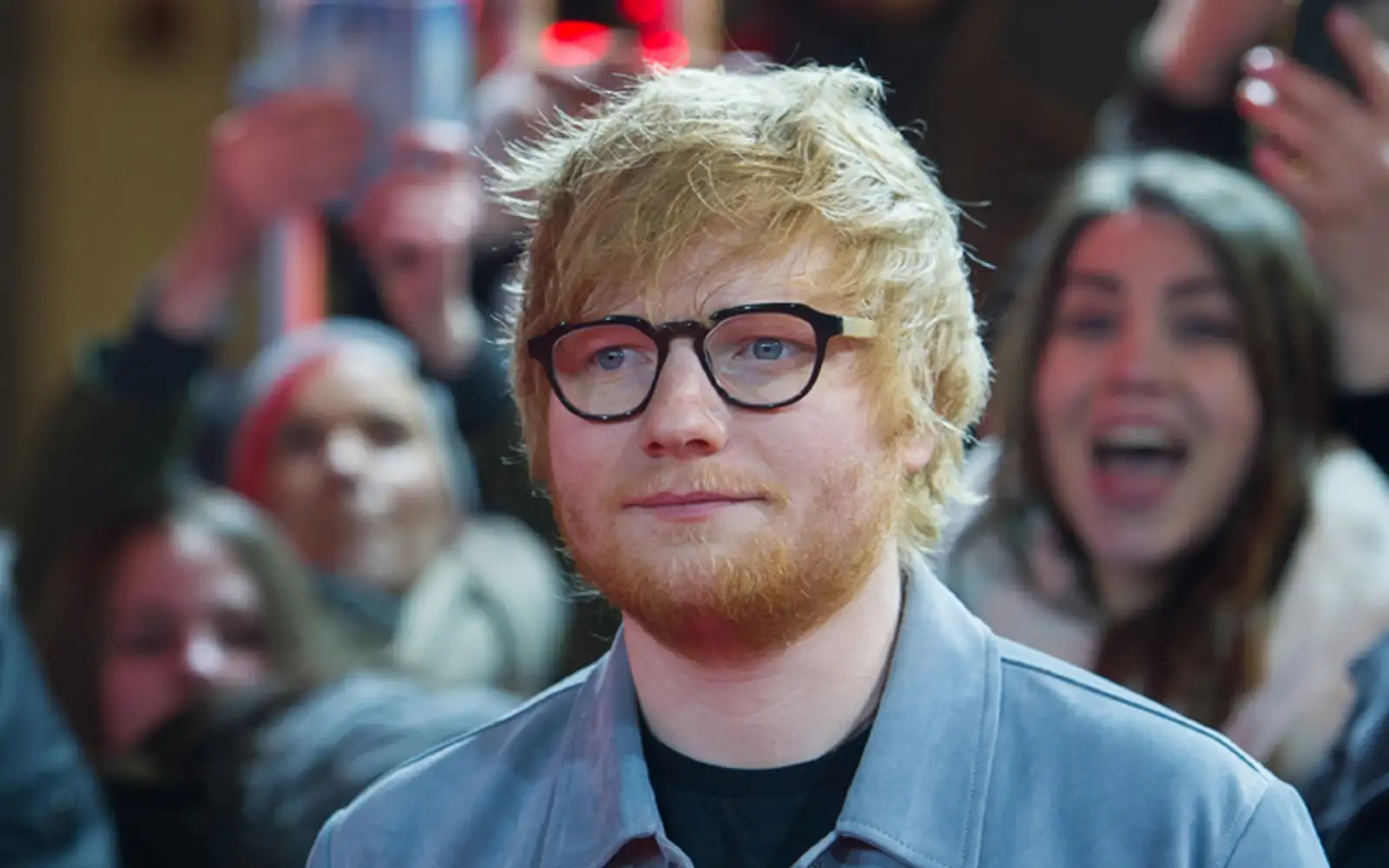 Ed Sheeran showcases his own artwork in London gallery