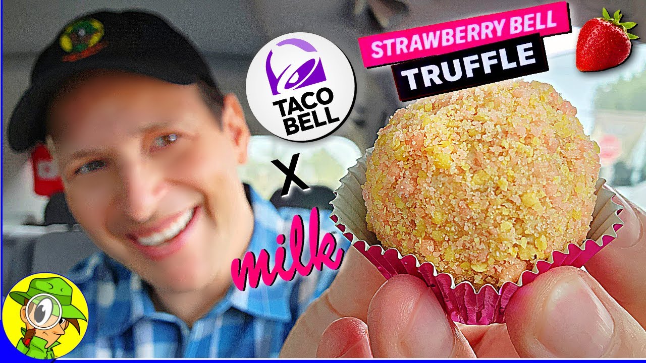 Taco Bell® X Milk Bar® Strawberry Bell Truffle Review