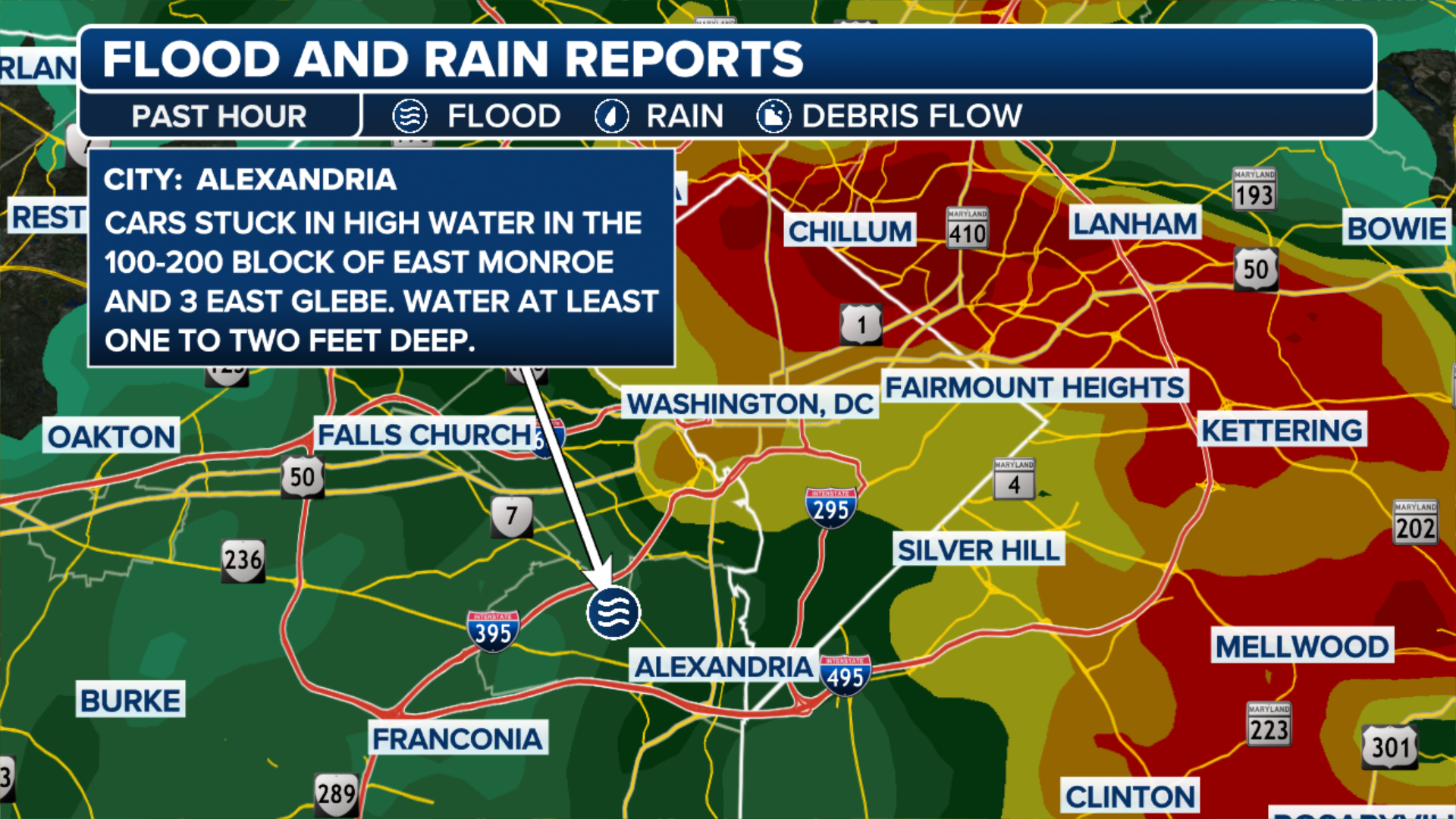 DC, mid-Atlantic see additional flooding days after Chantal’s remnants