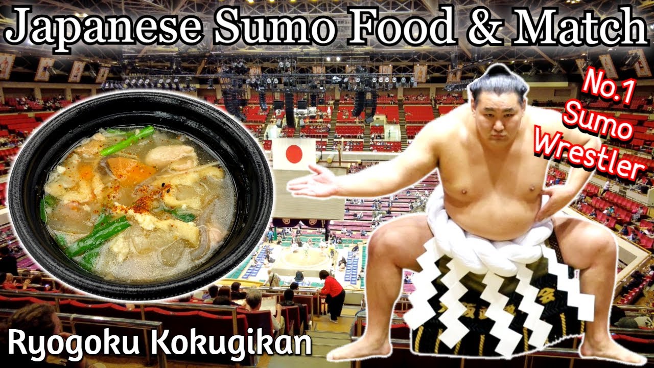 Japanese Sumo Food and Games at Ryogoku Kokugikan During the Grand Sumo ...