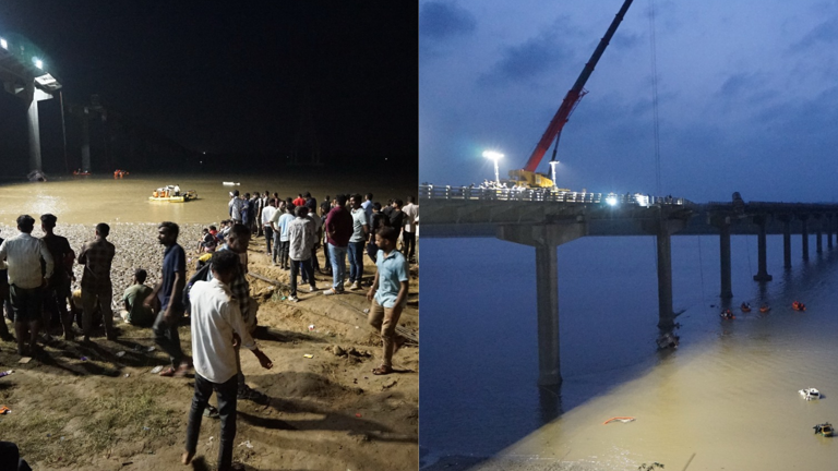 Gujarat's Gambhira Bridge Collapse Leaves 13 Dead, 5 Vehicles Plunge ...