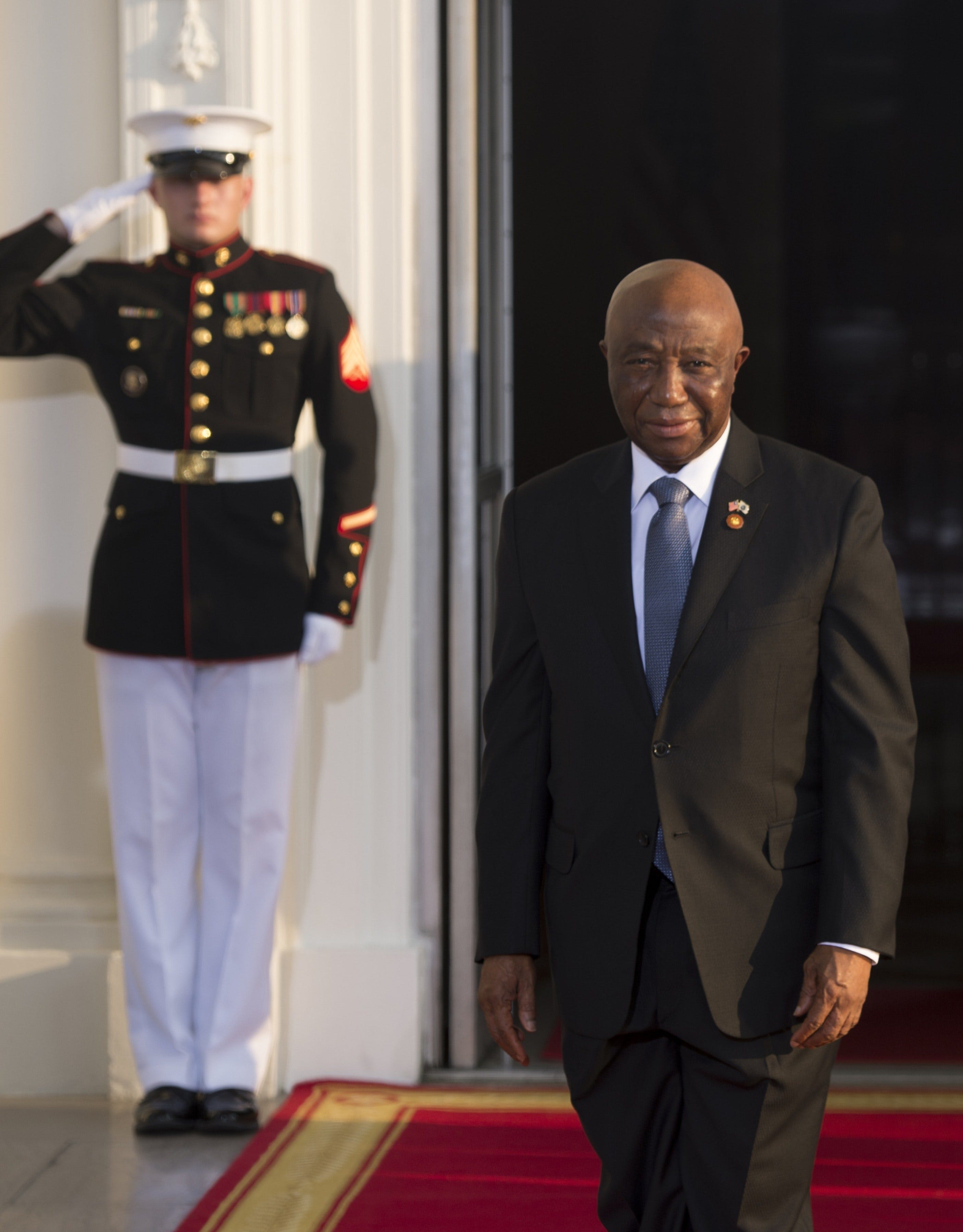 Trump says Liberian President speaks 'Such good English,' the nation's ...