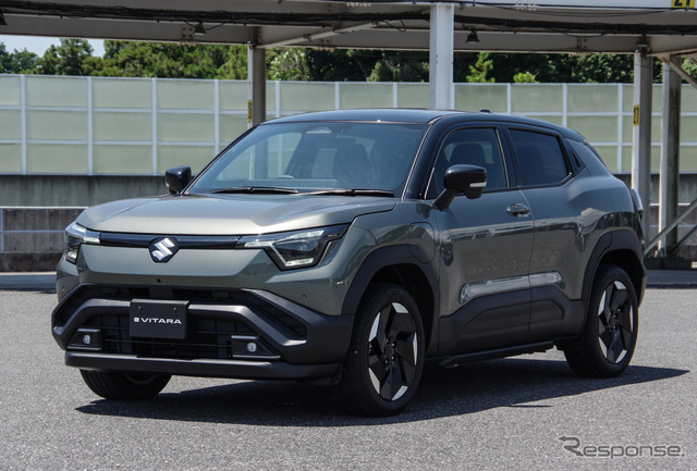 スズキ初のBEV『eビターラ』日本仕様の先行情報を公開、航続距離は最大500km以上に