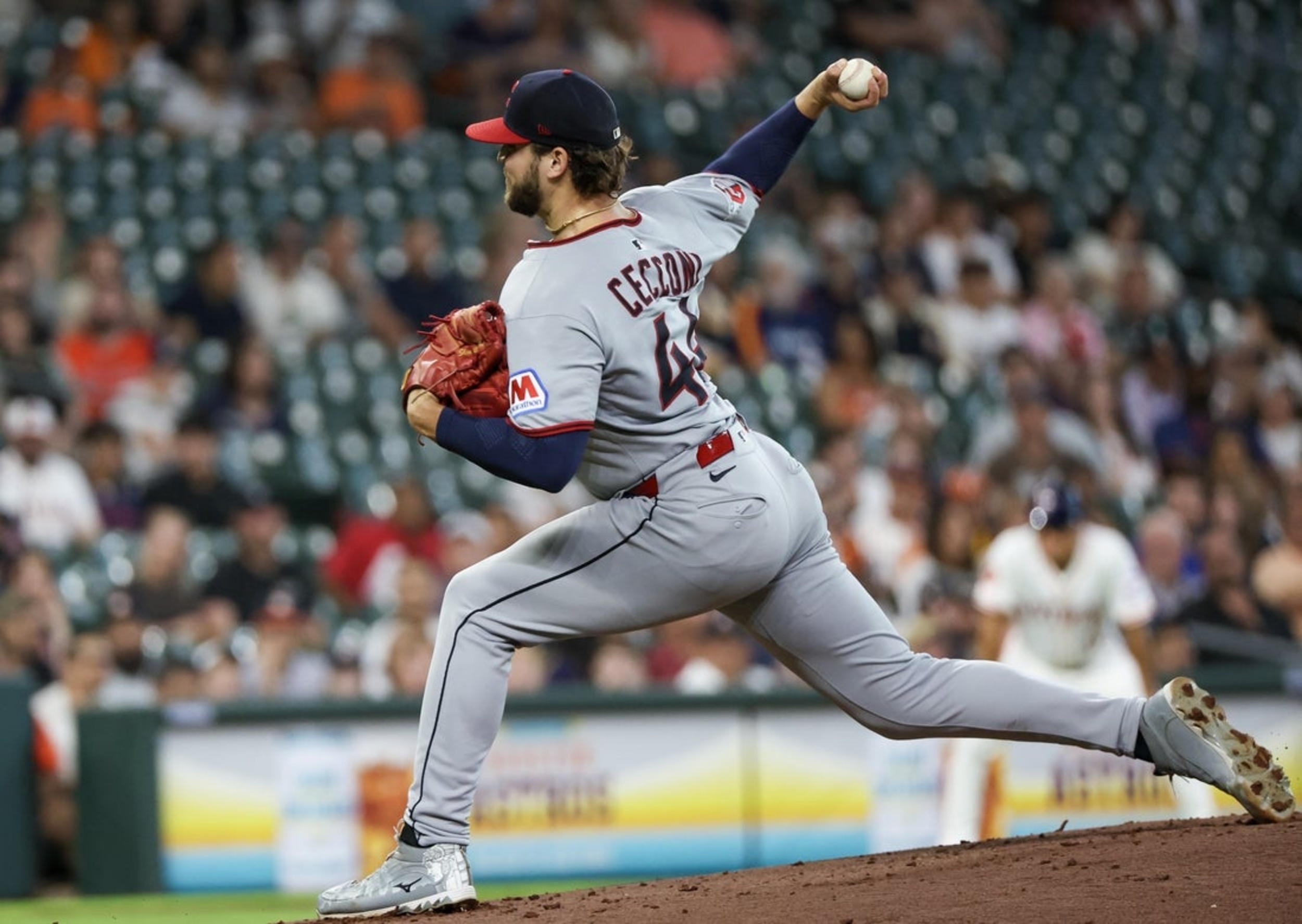 Slade Cecconi dominant as Guardians sweep Astros