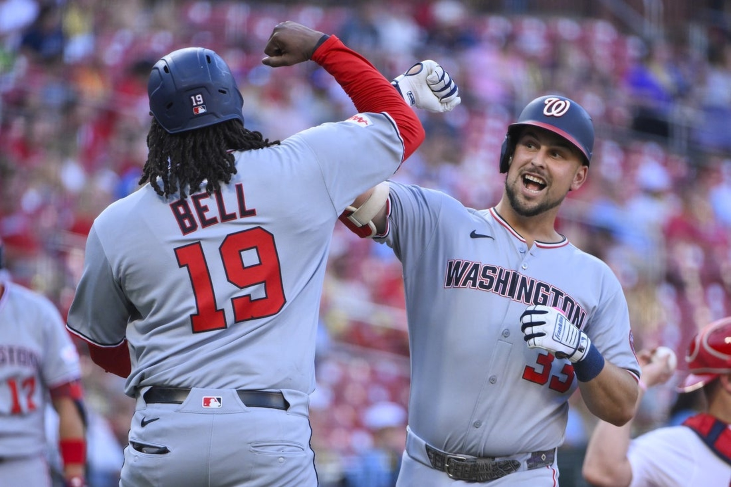 Interim manager Miguel Cairo gets 1st win as Nationals down Cards