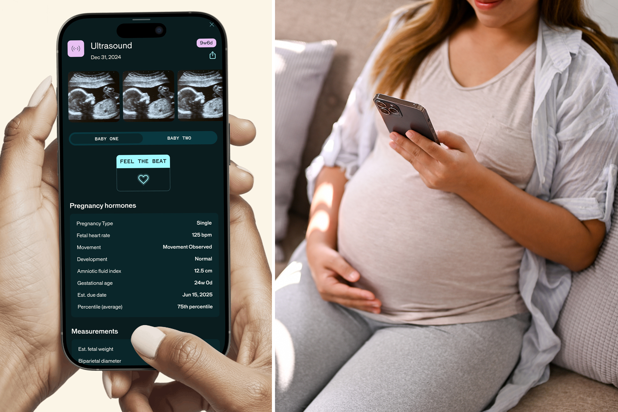 ‘Incredibly moving’ app lets you feel your unborn baby’s heartbeat ...