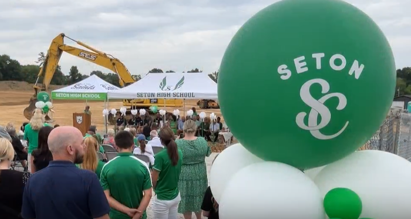 Seton High School breaks ground on region’s first all-girls sports complex