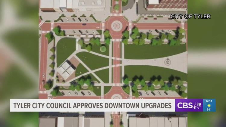 City of Tyler approves $25.6 million to fund Downtown Infrastructure ...