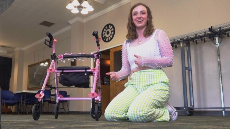 Muskegon woman’s work-of-art walker offers colorful visibility to ...