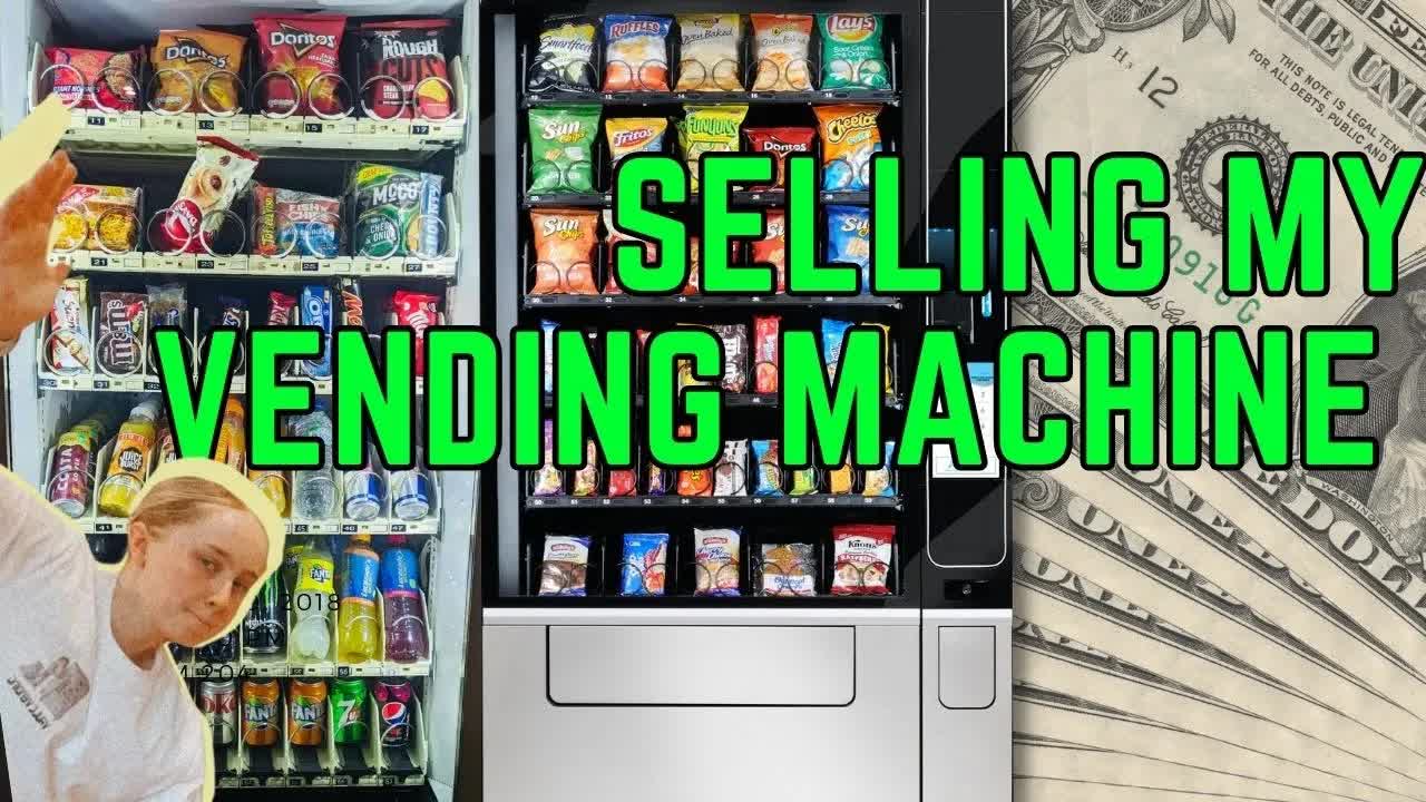 I sold one of my vending machines!